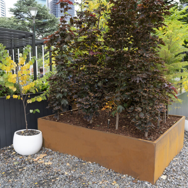 REDCOR® Corten Steel Modular Planter Boxes - External Corners - Red ...